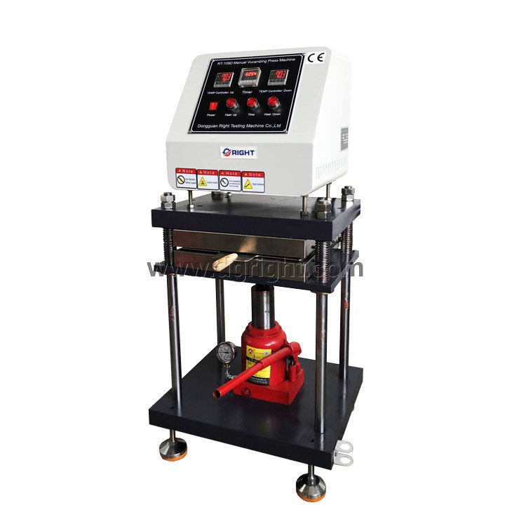 RT-109D Manual Vulcanizing Press Machine - Dongguan Right Instrument Co ...