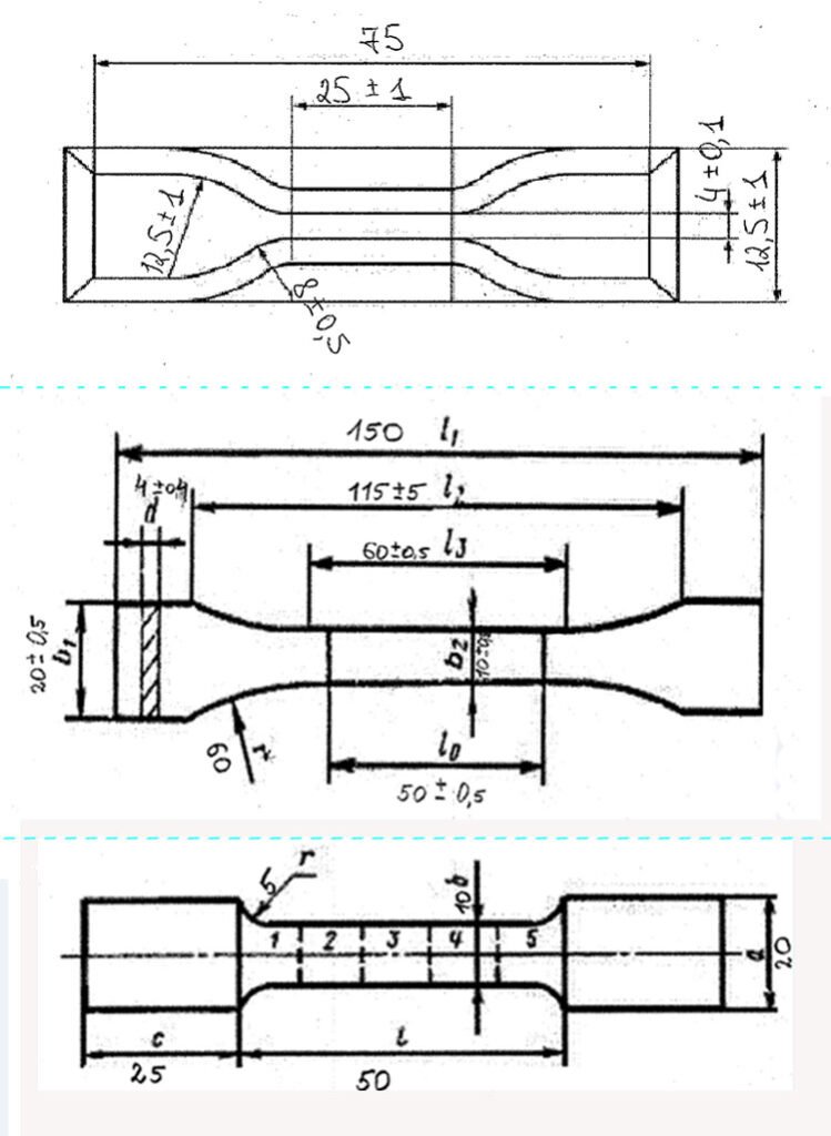 RT-116 ASTM D412 Standard Dumbbell Rubber Tensile Sample Die Cutter ...