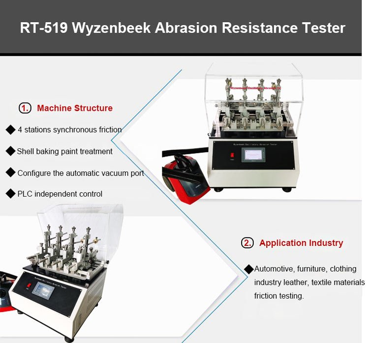 RT-519 Wyzenbeek Abrasion Resistance Tester - Dongguan Right Instrument ...