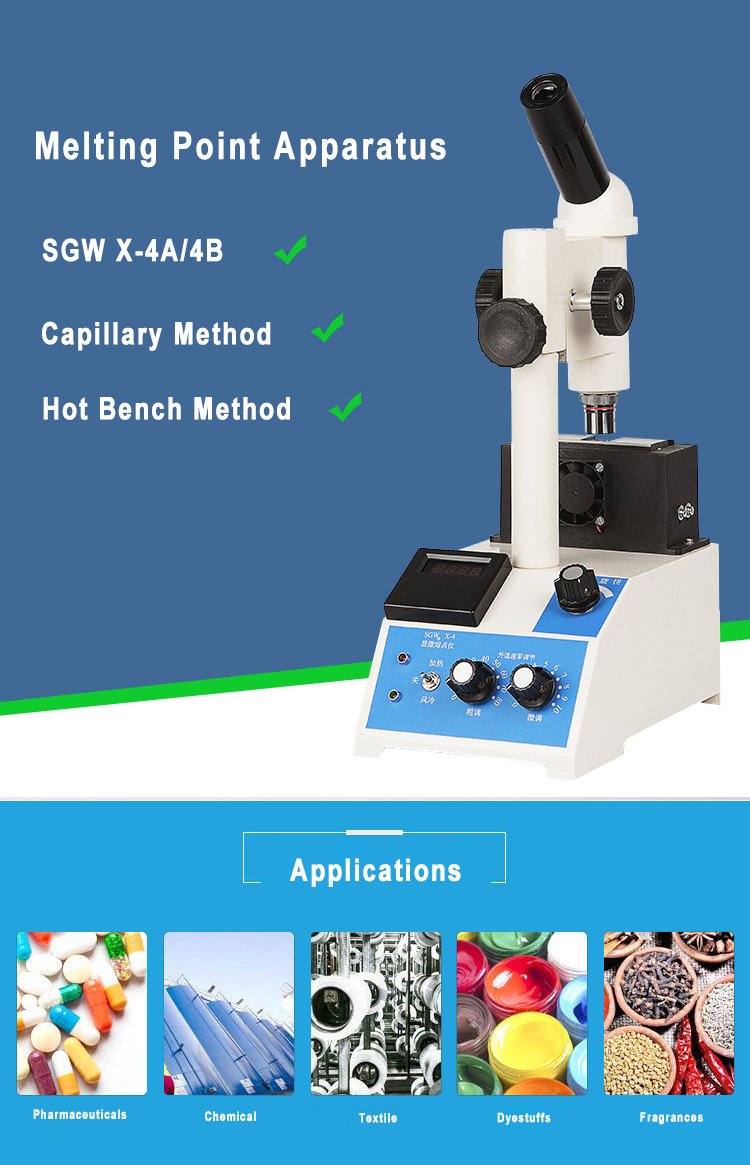 Capillary Tubes Melting Point Apparatus With Microscope - Dongguan ...
